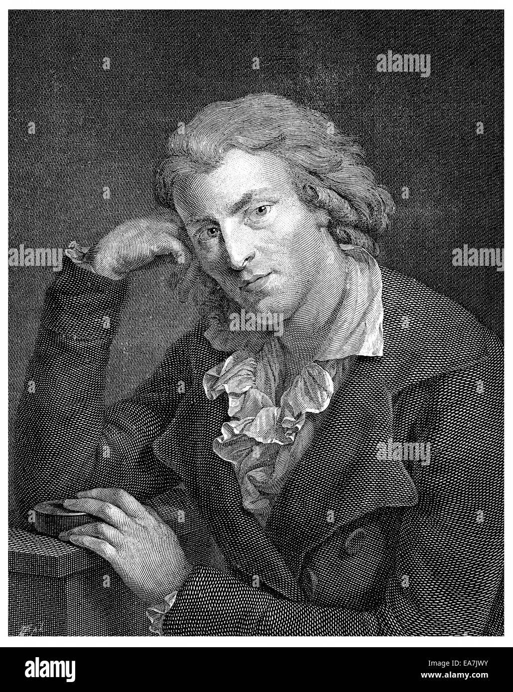 Johann Christoph Friedrich von Schiller, 1759-1805, a German poet ...