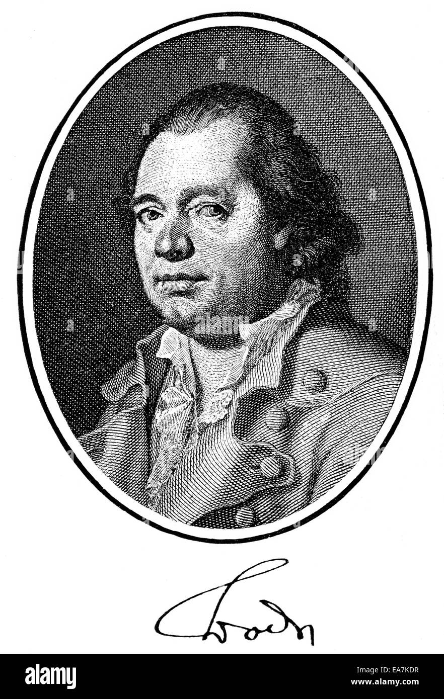 Johann Joachim Christoph Bode, 1730-1793, a German translator, actor ...