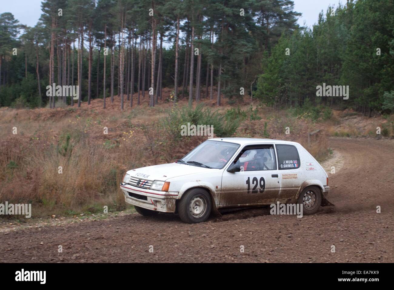 Eversley, UK. 8th Nov, 2014. Tempest Rally. The rally is a one day ...