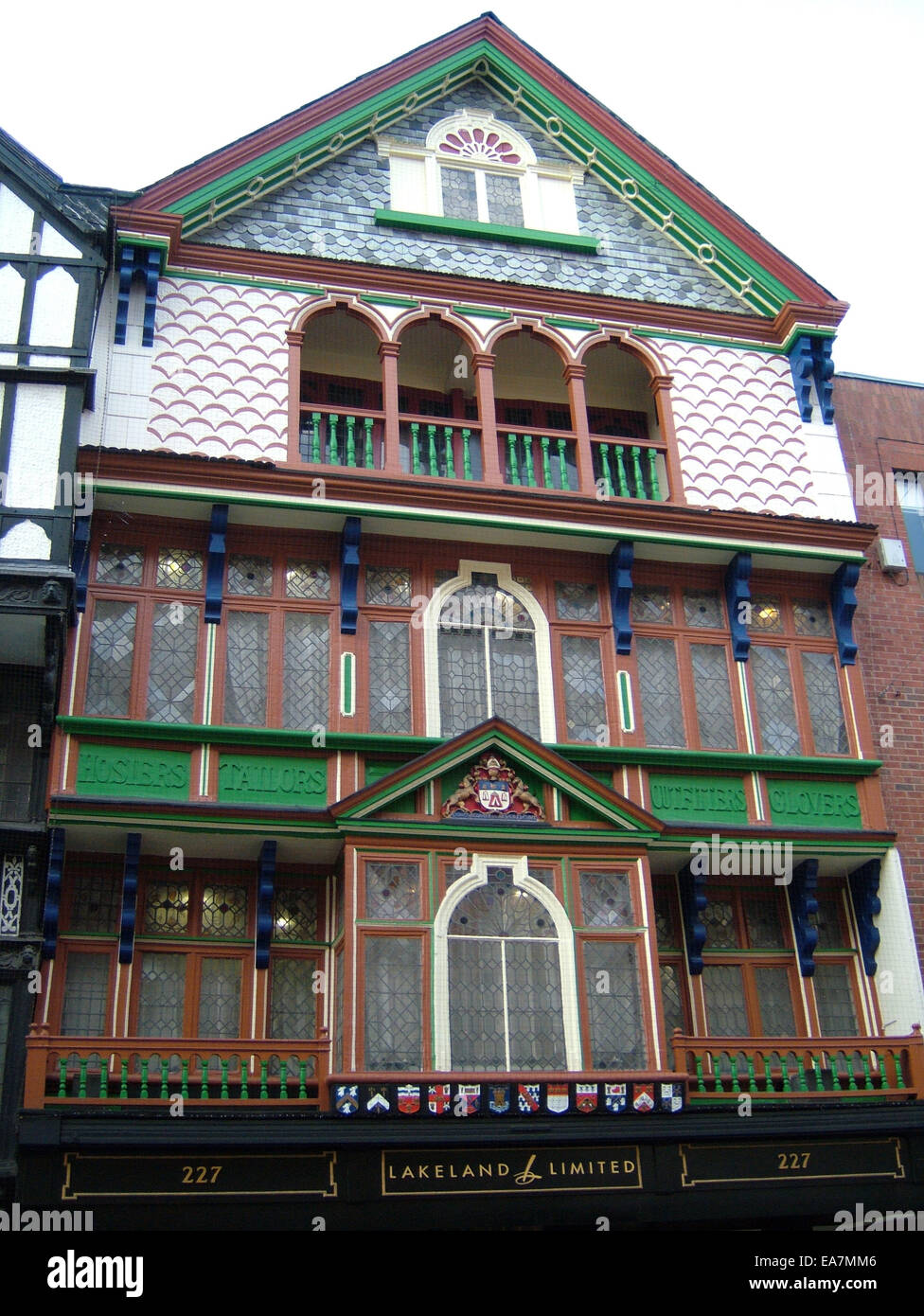 Exeter Town Centre Half Timbered Lakeland Building Devon South West ...