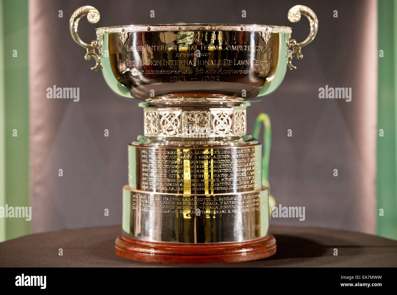 World cup trophy pictured in hi-res stock photography and images - Alamy