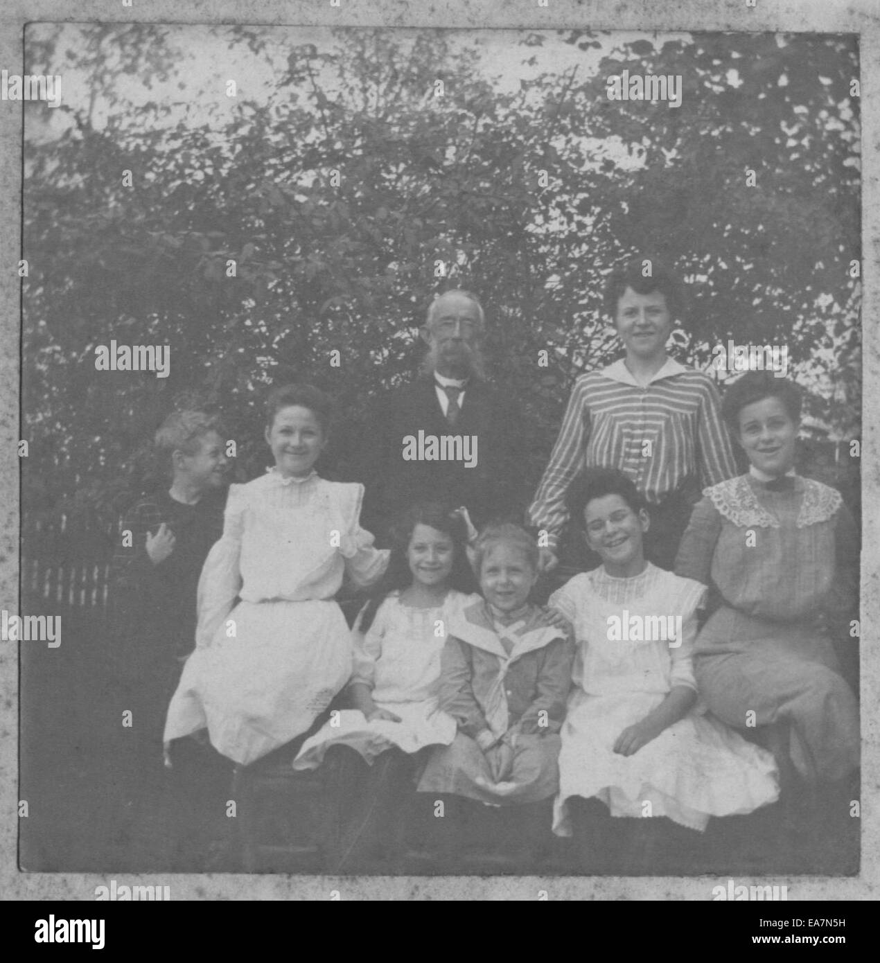 This image shows a portrait of James Baldwin's family. The photograph ...