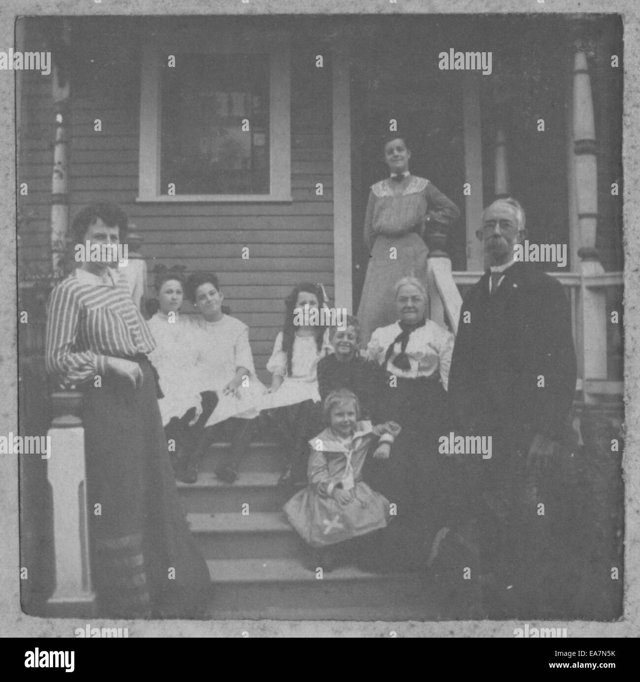 This photograph captures the Baldwin family, highlighting the ...