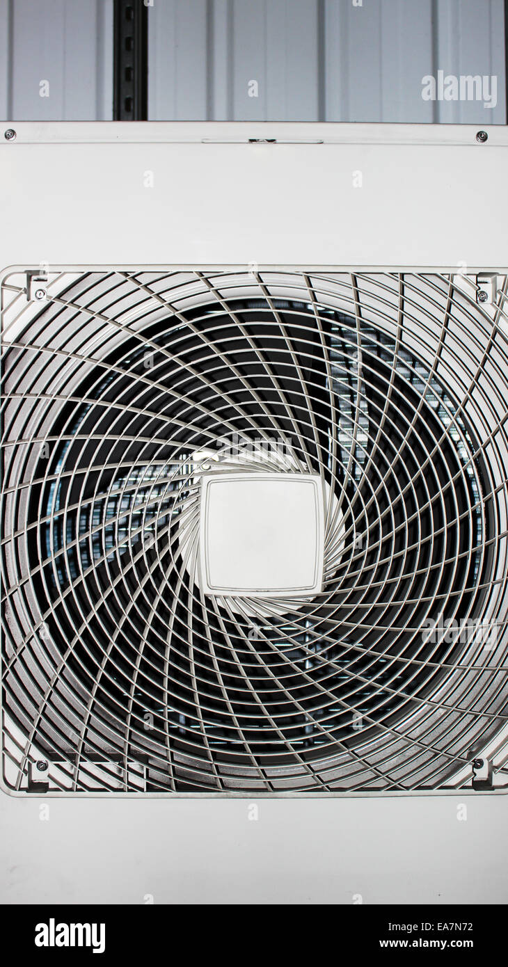 Industrial Air Con Unit Front Stock Photo - Alamy