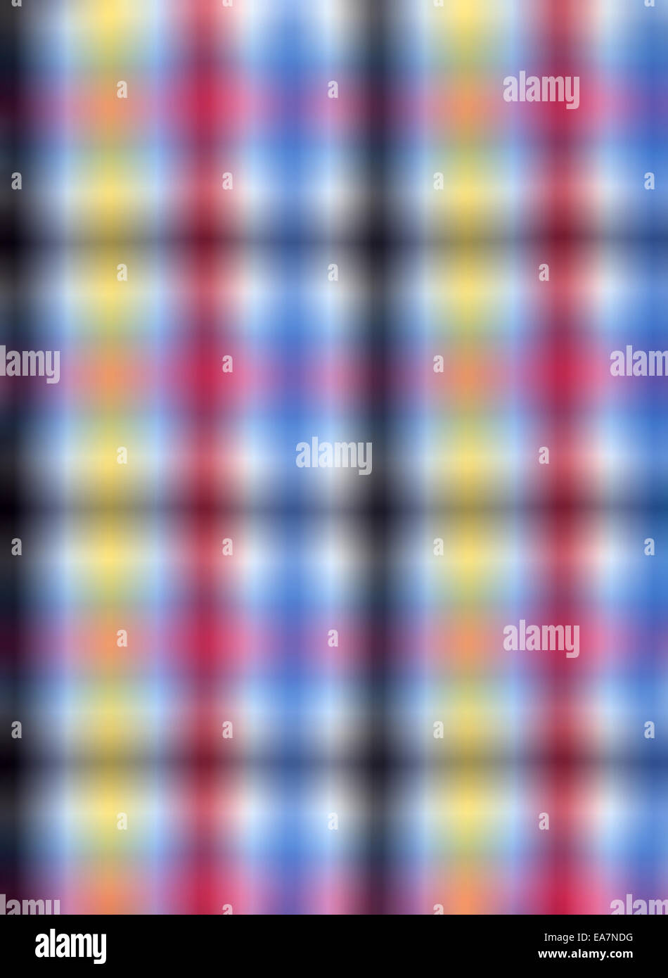 Soft, blur square pattern and background ( Blue, red, black and yellow ...