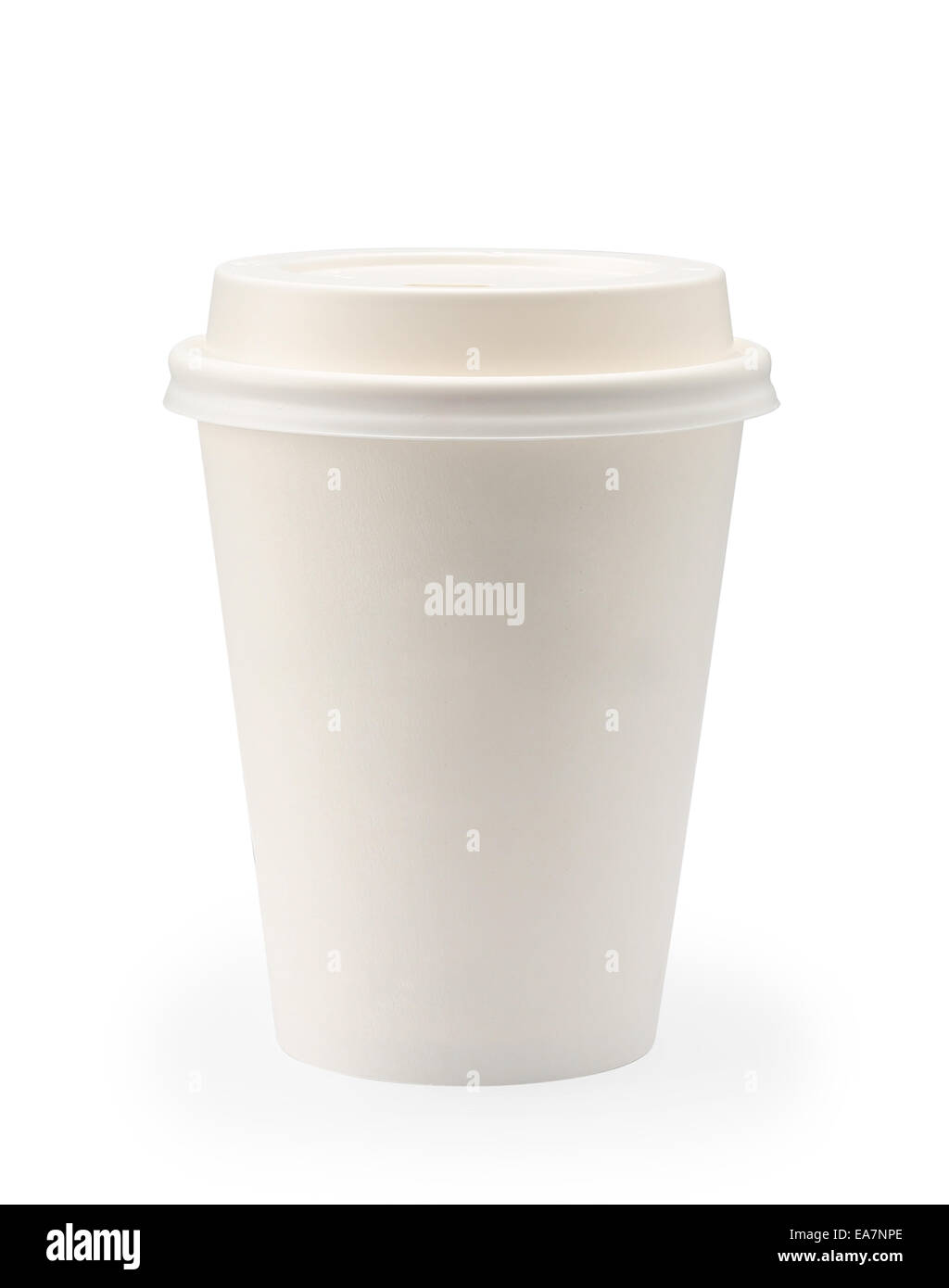 cup coffee packaging isolated on white background Stock Photo - Alamy