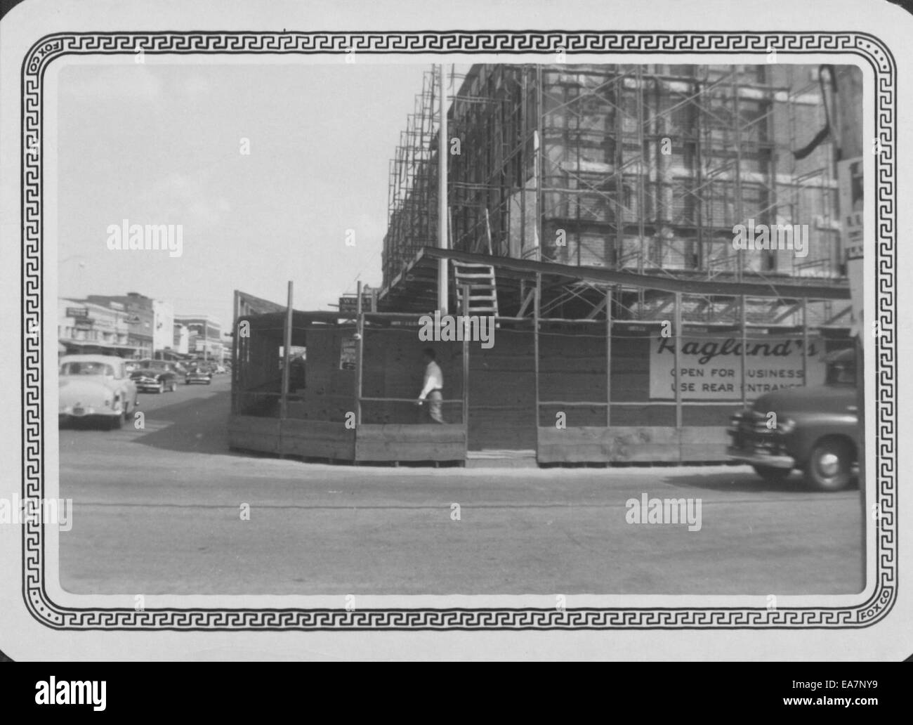 The remodeling of Ragland's Store is captured in this photo, showcasing ...