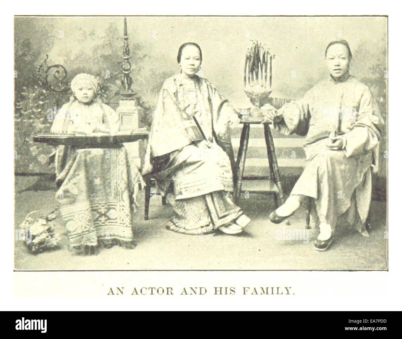BECK(1898) p089 AN ACTOR AND HIS FAMILY Stock Photo - Alamy