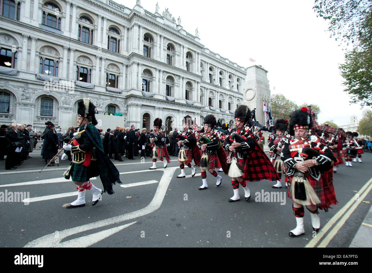 Westminster London,UK. 8th November 2014. The Southern Highlanders ...