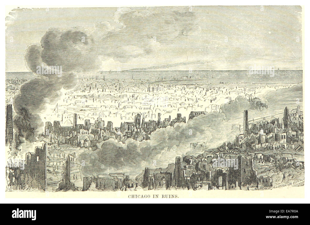 Chicago historic map hi-res stock photography and images - Alamy