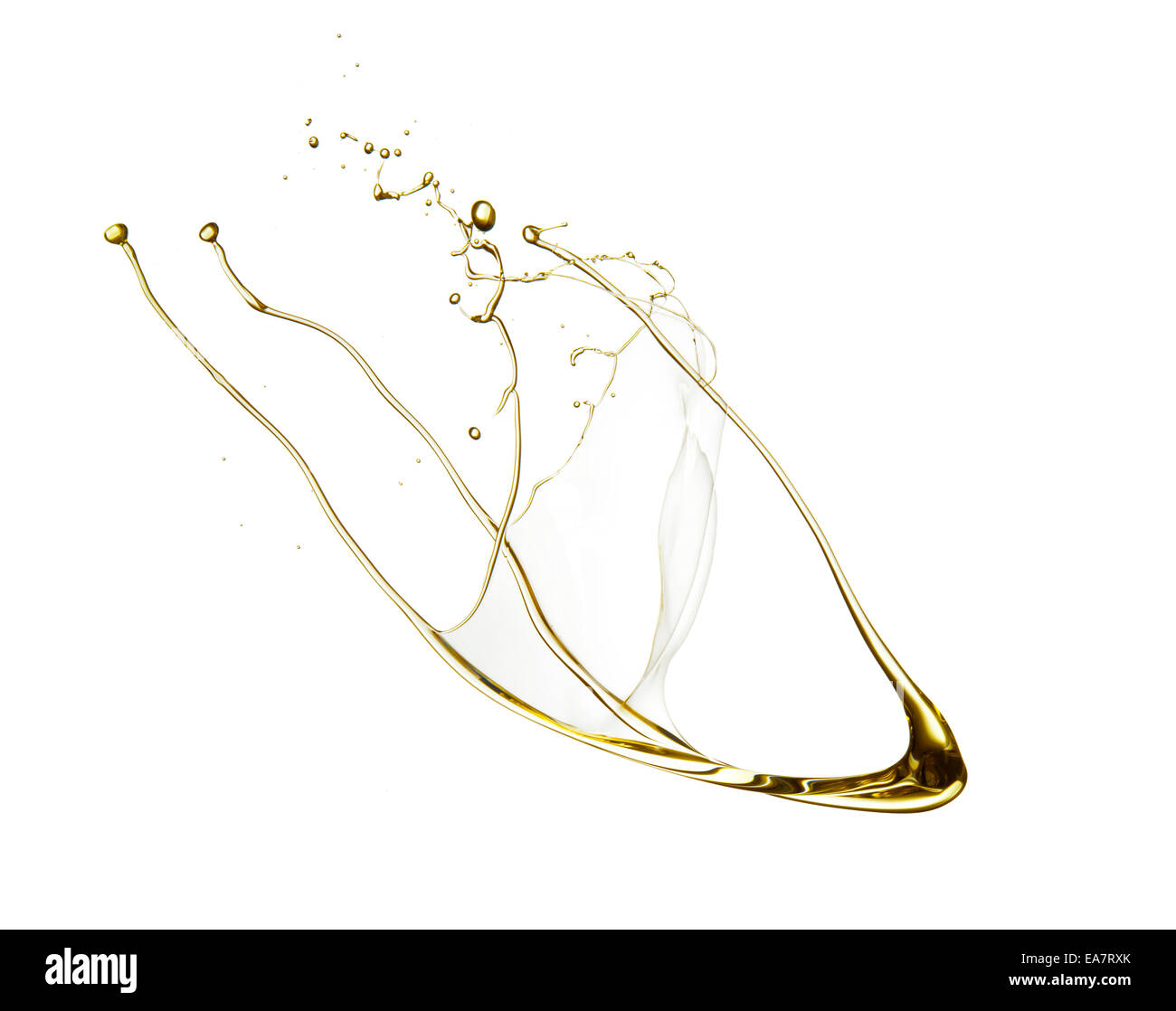 Oil splash isolated on white background Stock Photo - Alamy