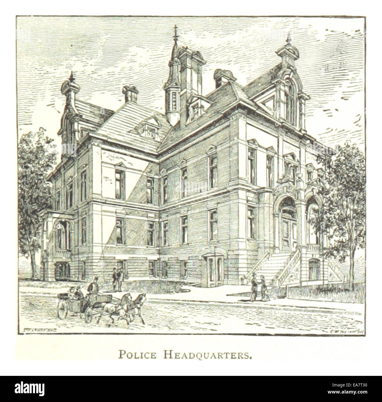 Old police headquarters Cut Out Stock Images & Pictures - Alamy