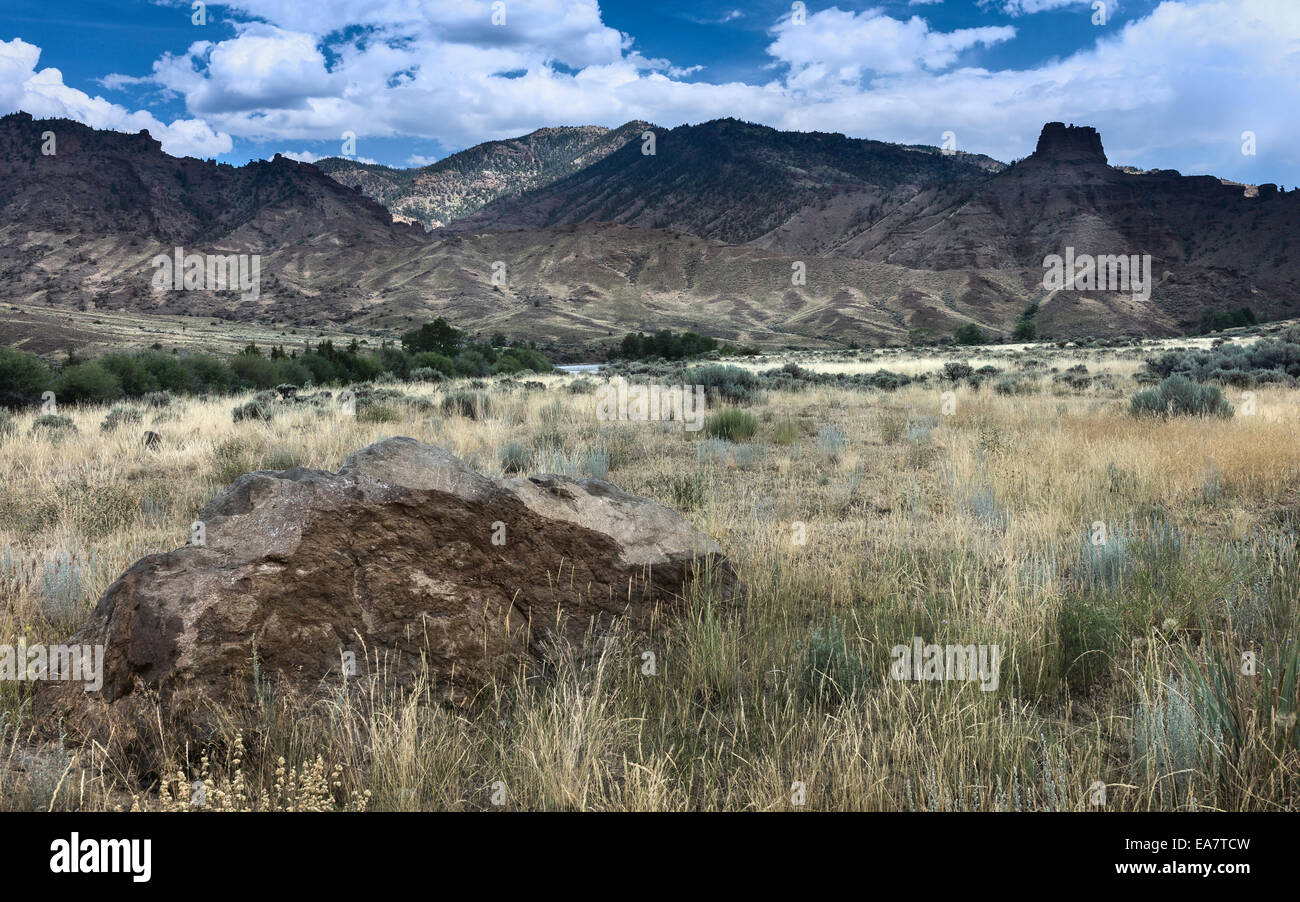 Buffalo Bill State Park showing high mountains, rocks, and bushland on ...