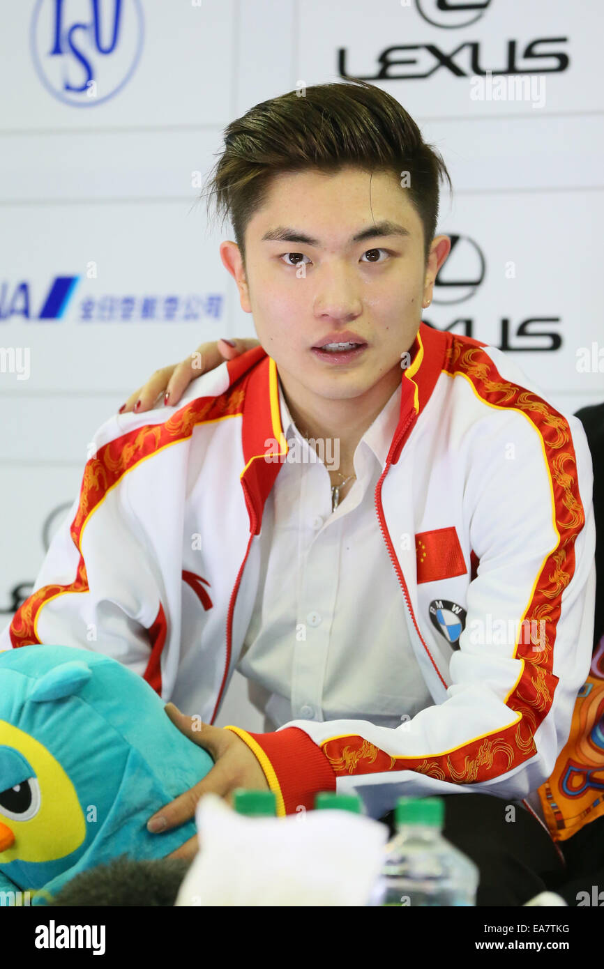 Shanghai, China. 7th Nov, 2014. Yan Han (CHN) Figure Skating : ISU Grand Prix of Figure Skating ...