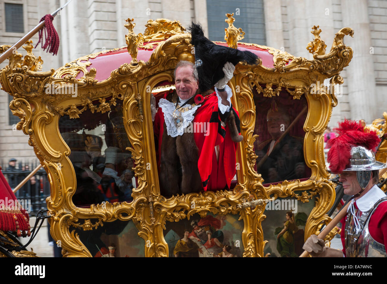 City of London, UK. 8th November, 2014. The Lord Mayor, Alderman Alan ...