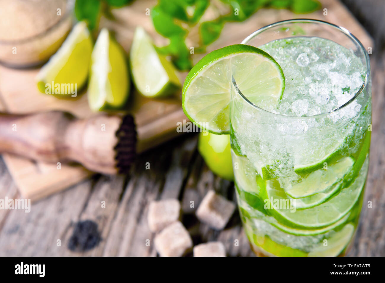 Fresh mojito drink Stock Photo - Alamy