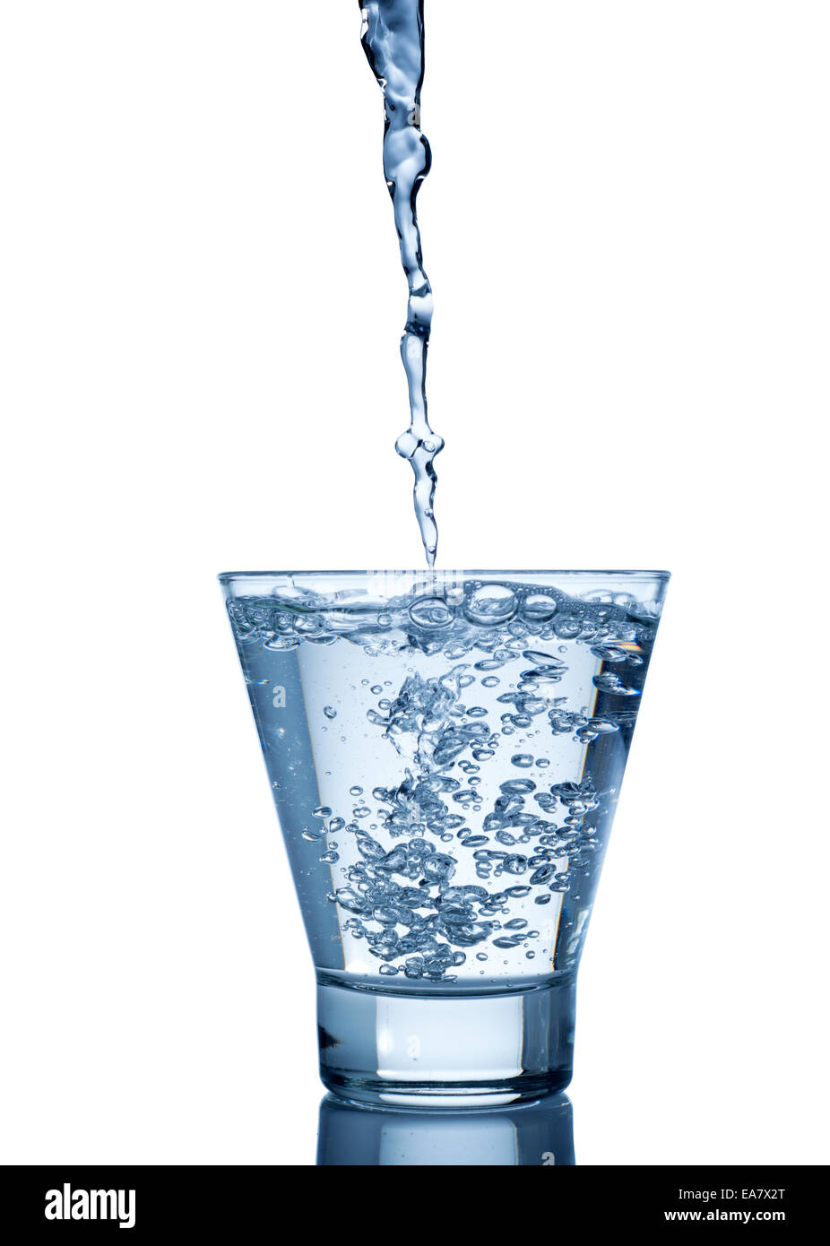 water splash in glass isolated on white Stock Photo - Alamy