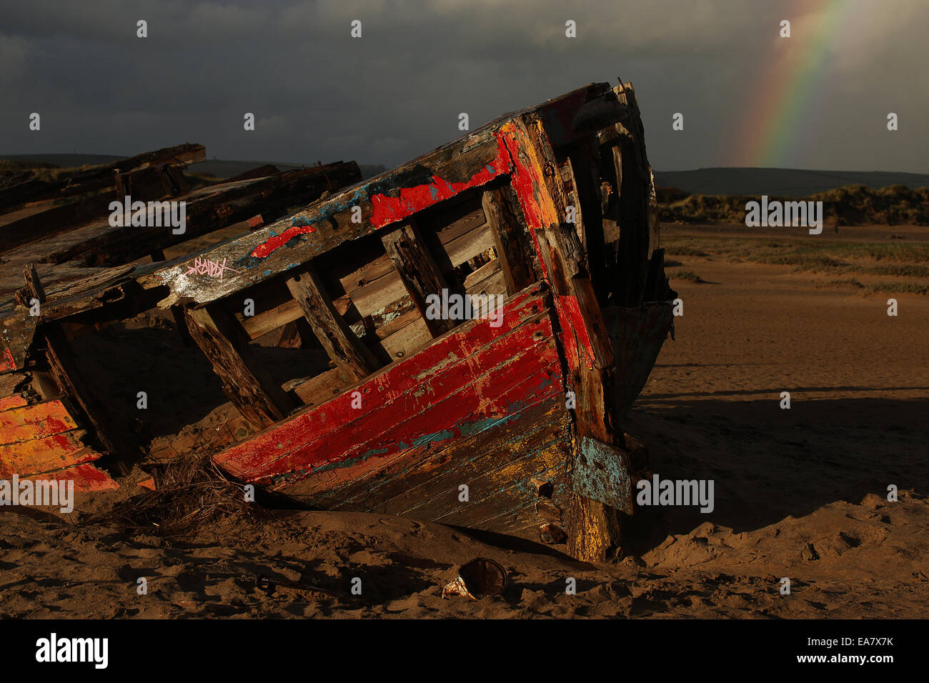 Shipwreck rainbow beach hi-res stock photography and images - Alamy