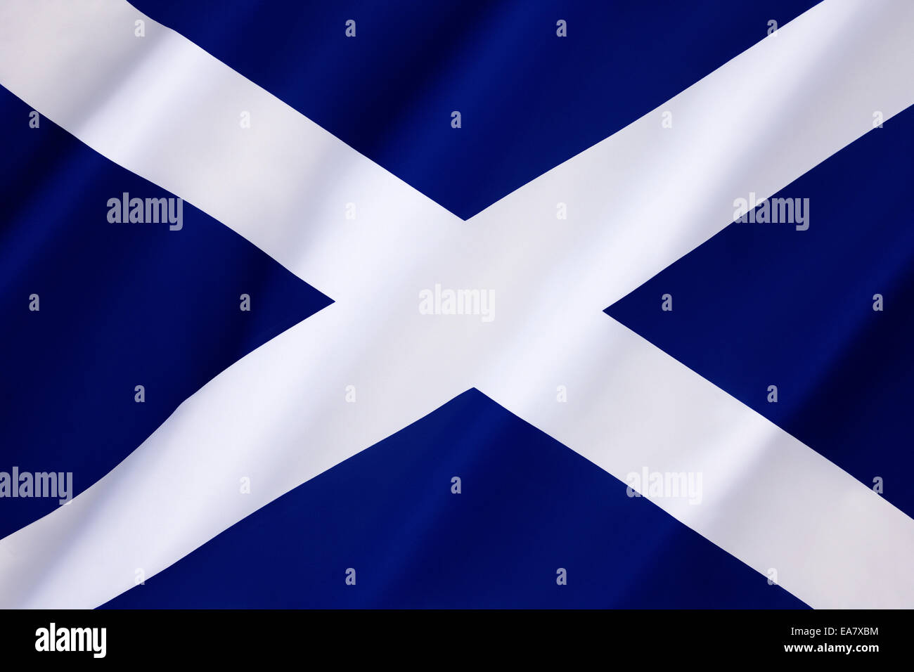 Flag of Scotland Stock Photo - Alamy