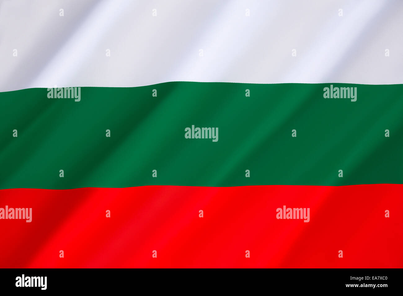 Flag of Bulgaria Stock Photo - Alamy