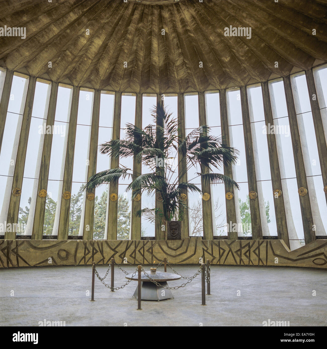 Interior of John F. Kennedy Memorial Jerusalem Israel Stock Photo - Alamy