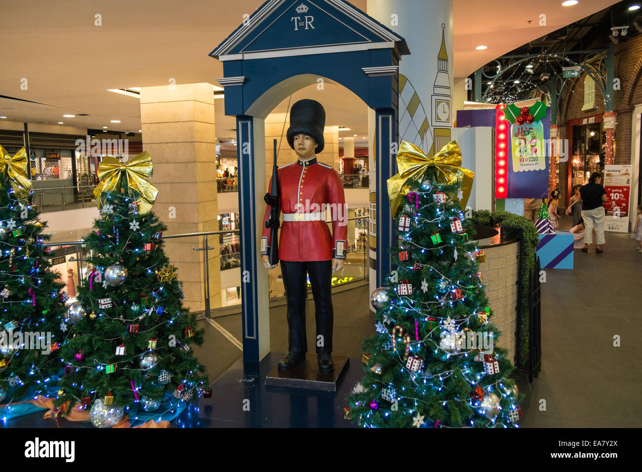 Traditional icon,iconic British Horse Guard box in Terminal 21 shopping ...