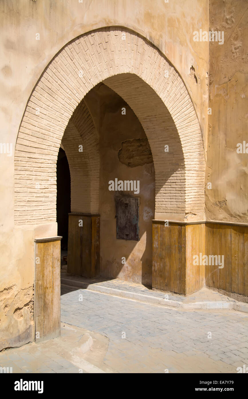 Entrance on the building in Fez, Morocco Stock Photo - Alamy