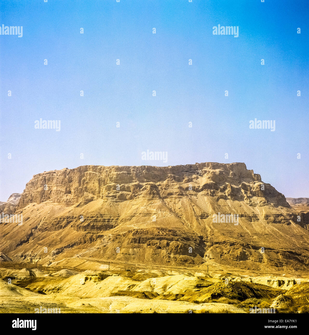 Masada rock Judean desert Dead Sea area Israel Stock Photo - Alamy