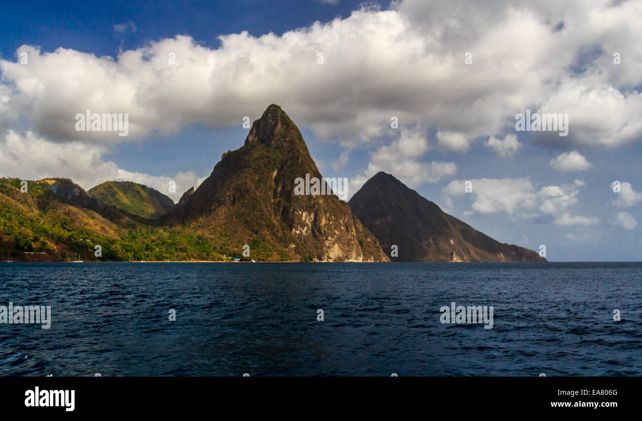 Pitons hiking hi-res stock photography and images - Alamy