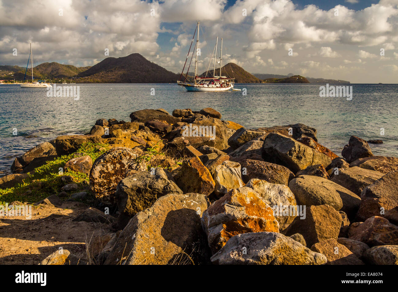 View over the rocks Stock Photo - Alamy