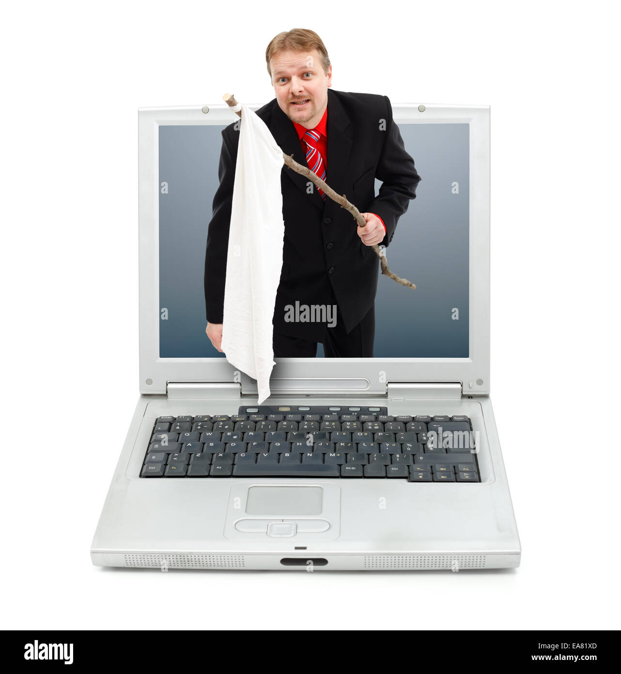 Lost laptop Cut Out Stock Images & Pictures - Alamy