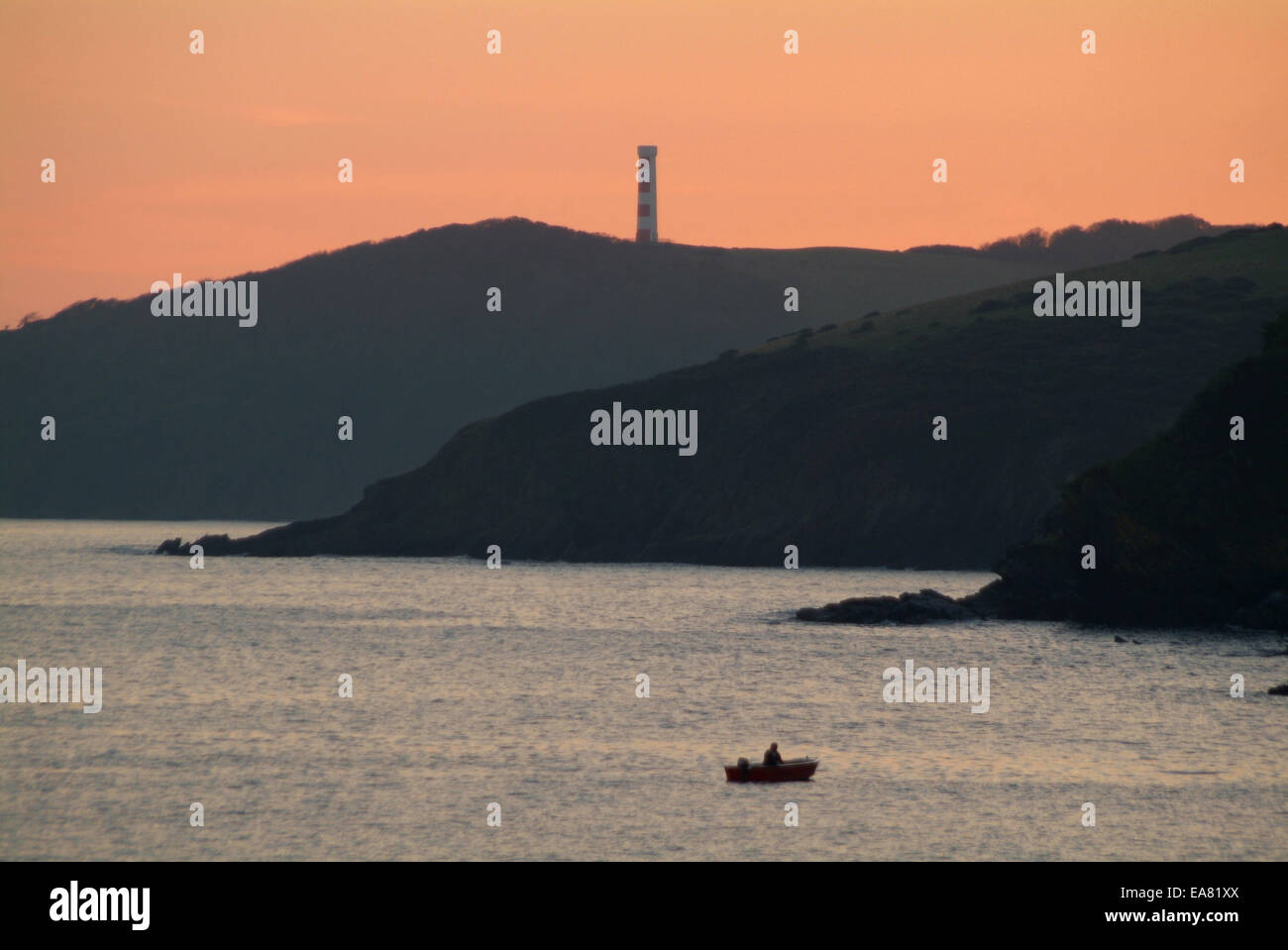 Gribbin head daymark hi-res stock photography and images - Alamy
