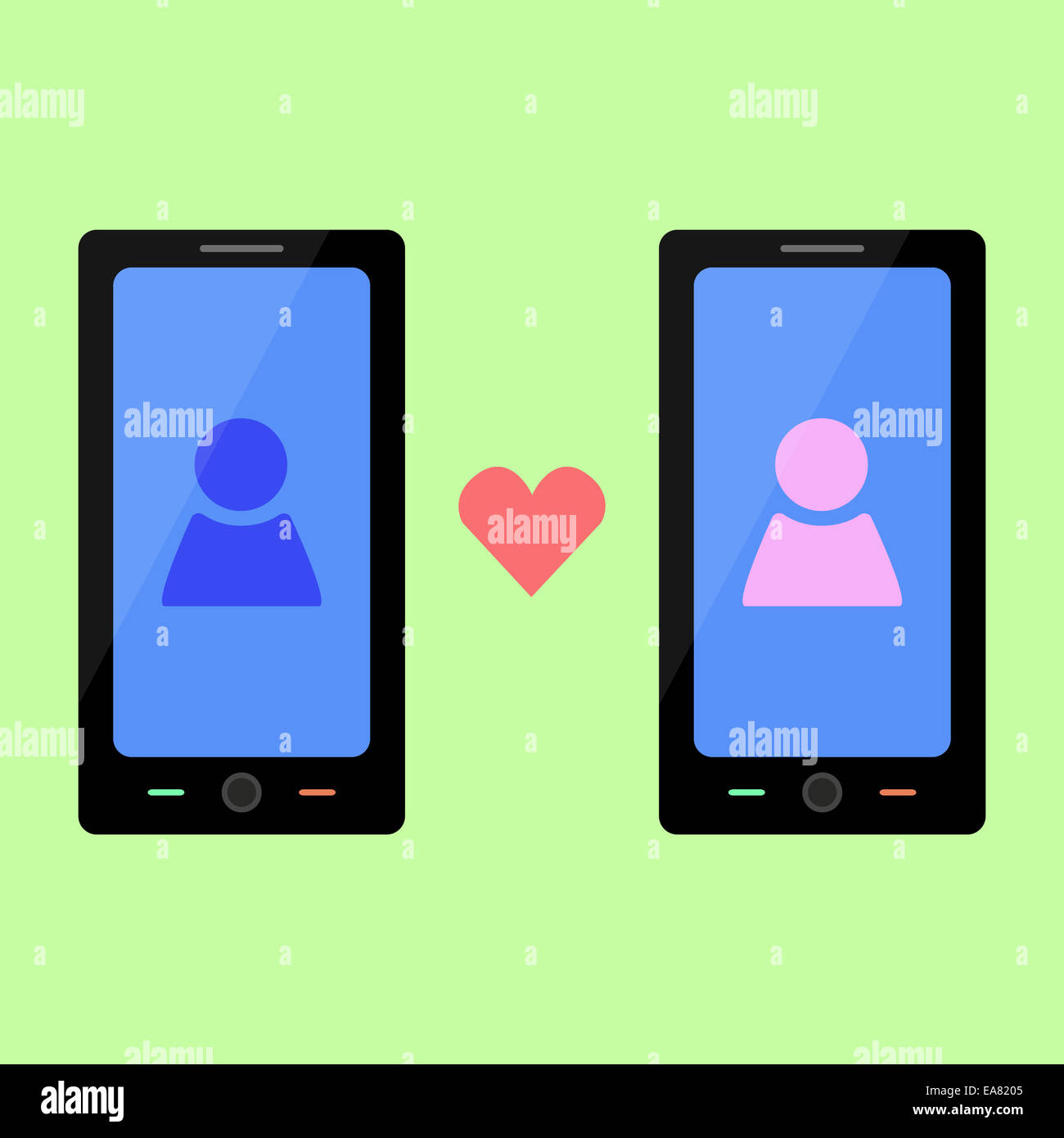 Love talk talking heart Cut Out Stock Images & Pictures - Alamy