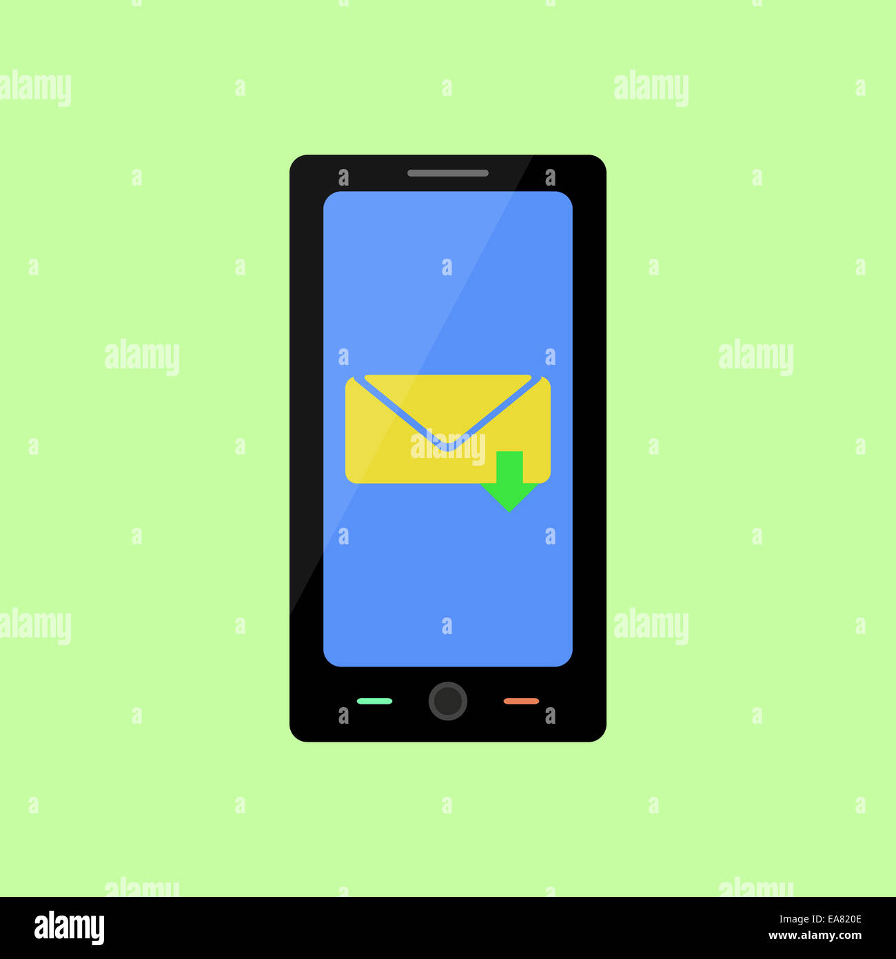 Phone receive Cut Out Stock Images & Pictures - Alamy