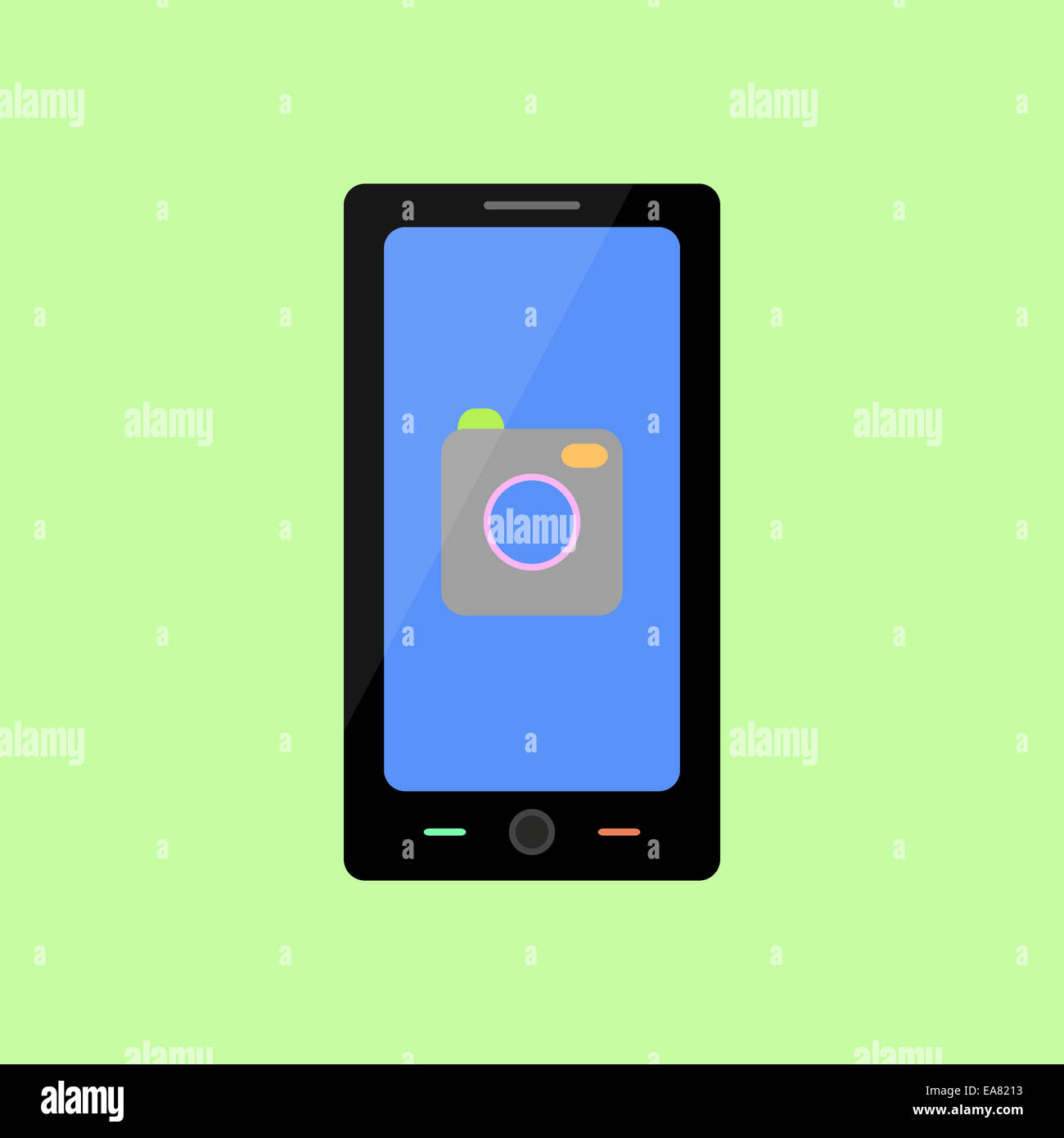 Phone with camera Cut Out Stock Images & Pictures - Alamy