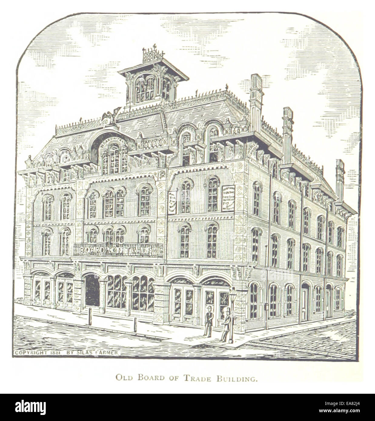 Old building in district Cut Out Stock Images & Pictures - Alamy