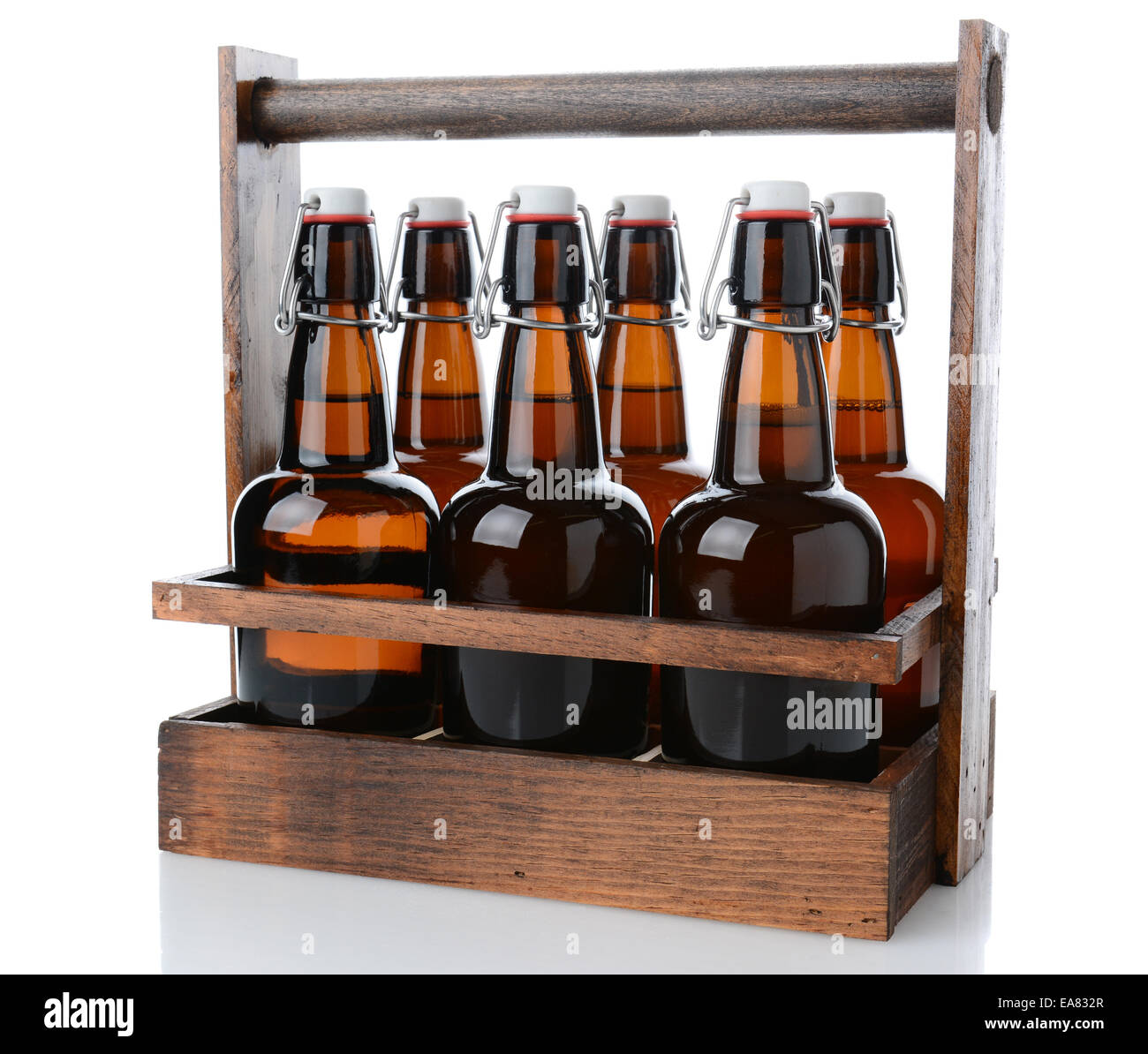 Closeup antique wooden six pack hi-res stock photography and images - Alamy