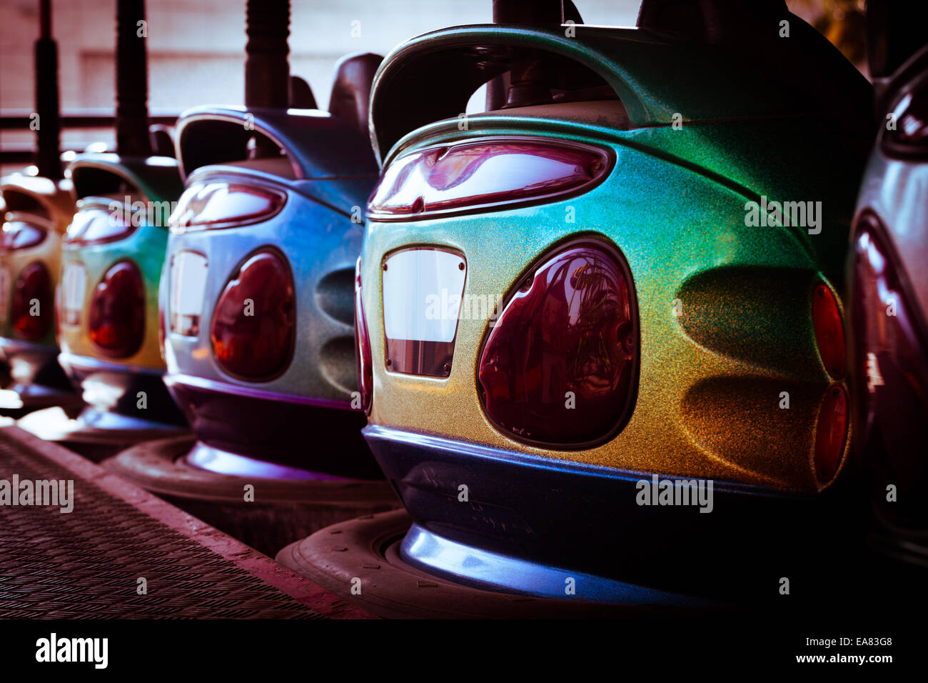 Bumper car amusement park hi-res stock photography and images - Alamy