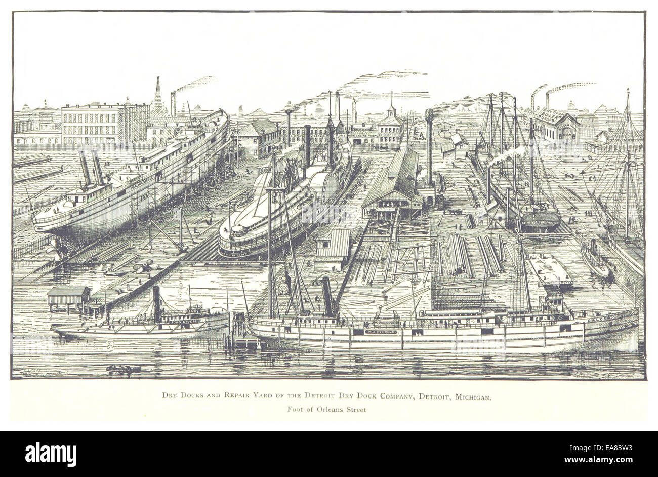 The Detroit Dry Dock Company, founded in 1884, specialized in the ...