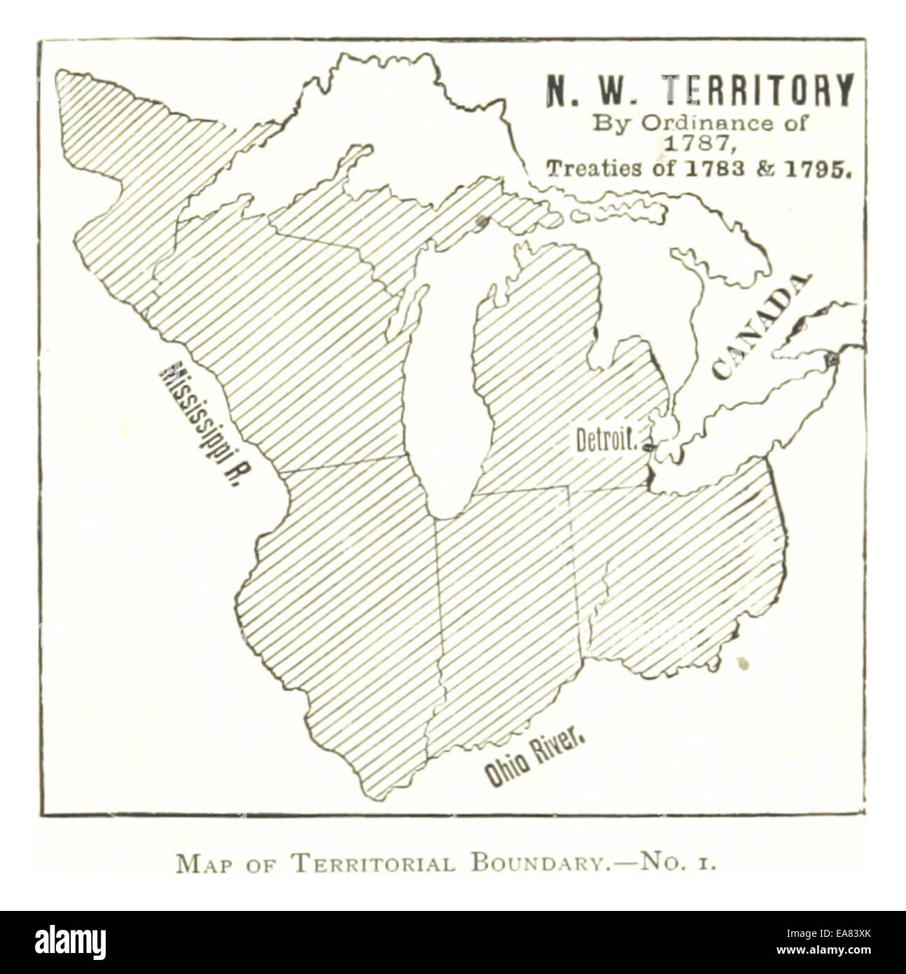 Boundary map hi-res stock photography and images - Alamy