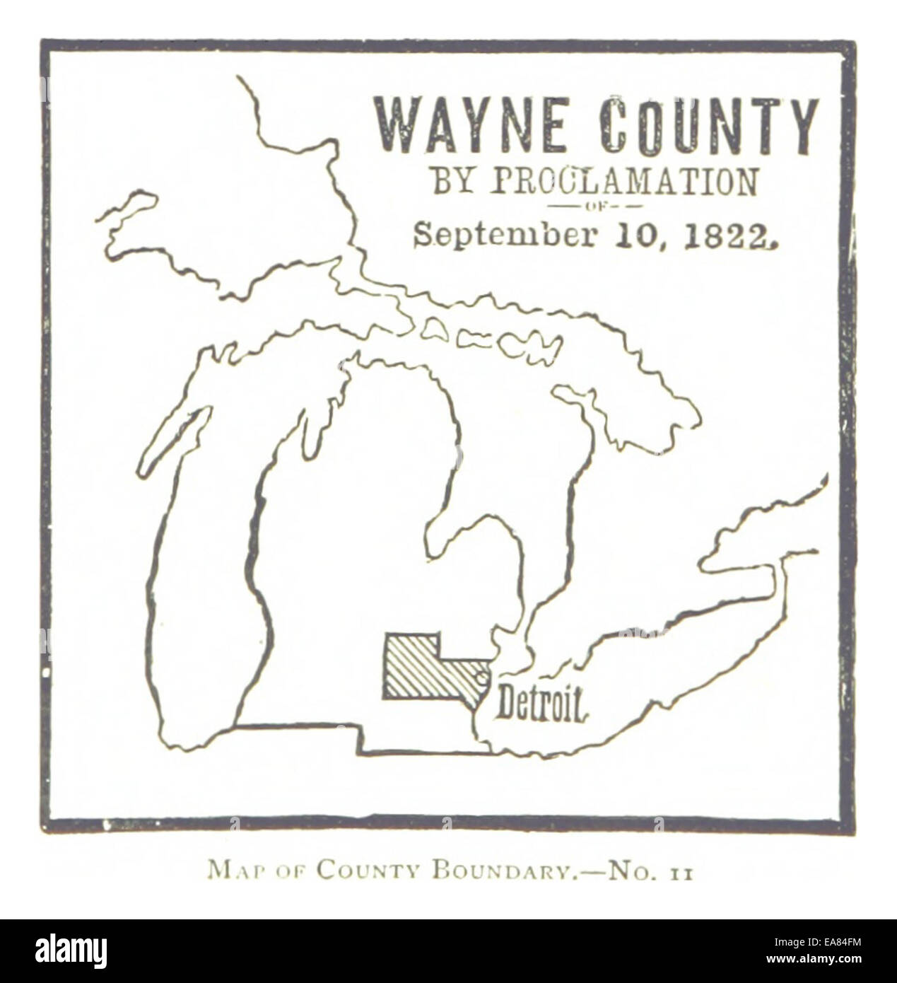 This 1884 map by Farmer illustrates the boundary lines of a specific ...