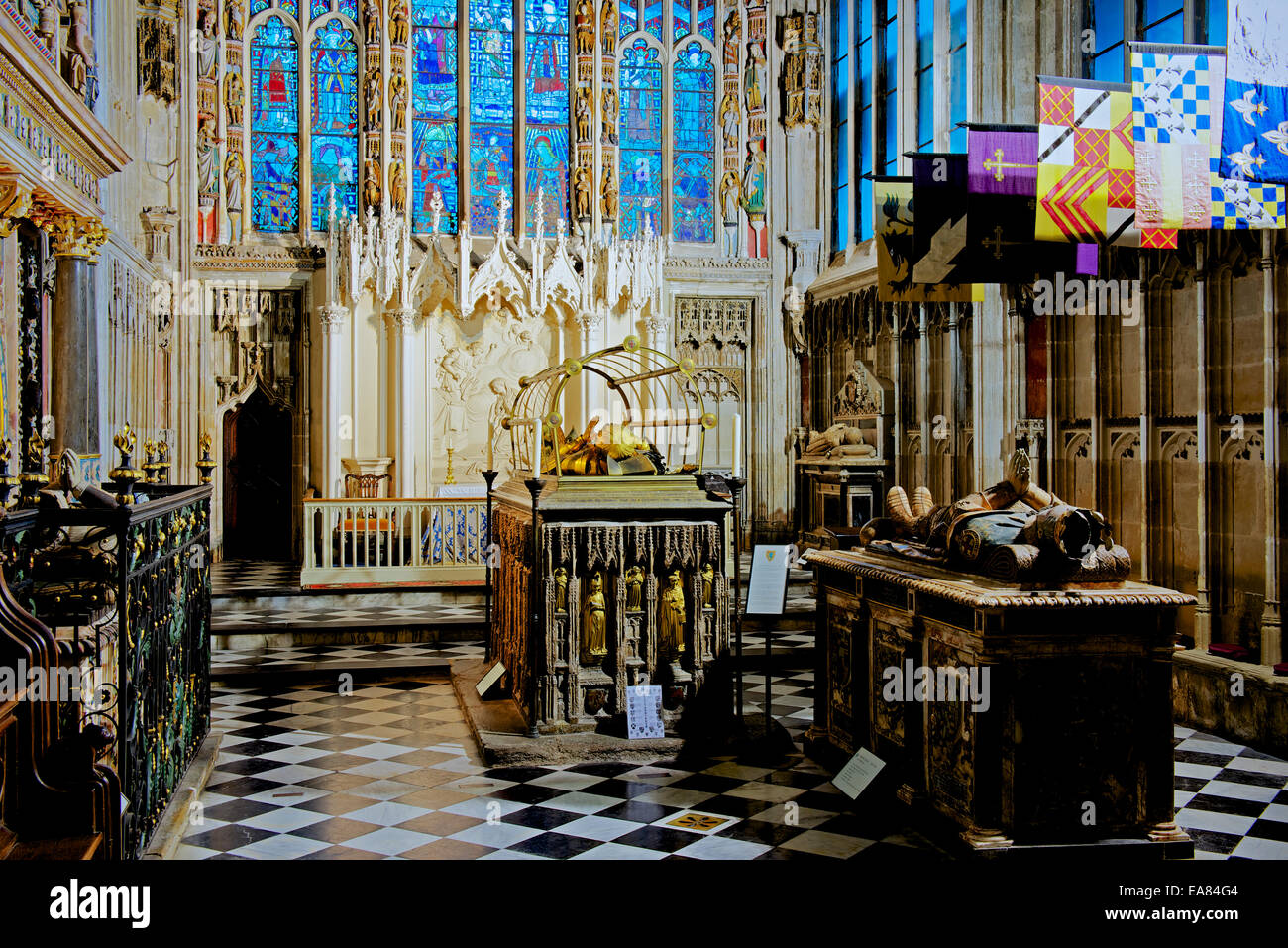 The Beauchamp Chapel in Mary's Church, Warwick, Warwickshire, England ...