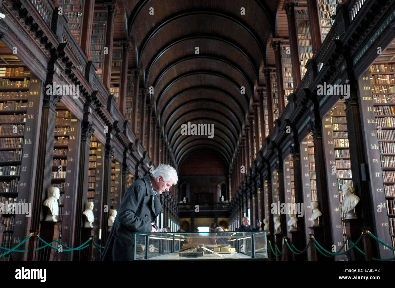 Trinity College Library, Dublin, ireland Stock Photo - Alamy