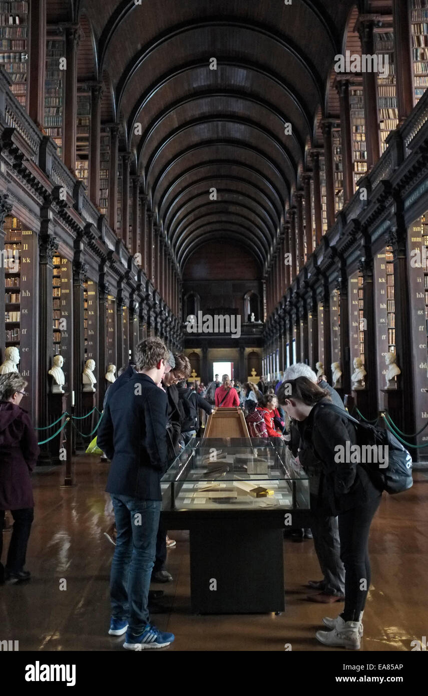 Trinity College Library, Dublin, ireland Stock Photo - Alamy