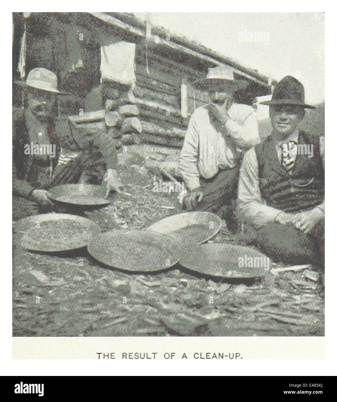 This 1899 illustration by Hitchcock shows the aftermath of a cleanup ...