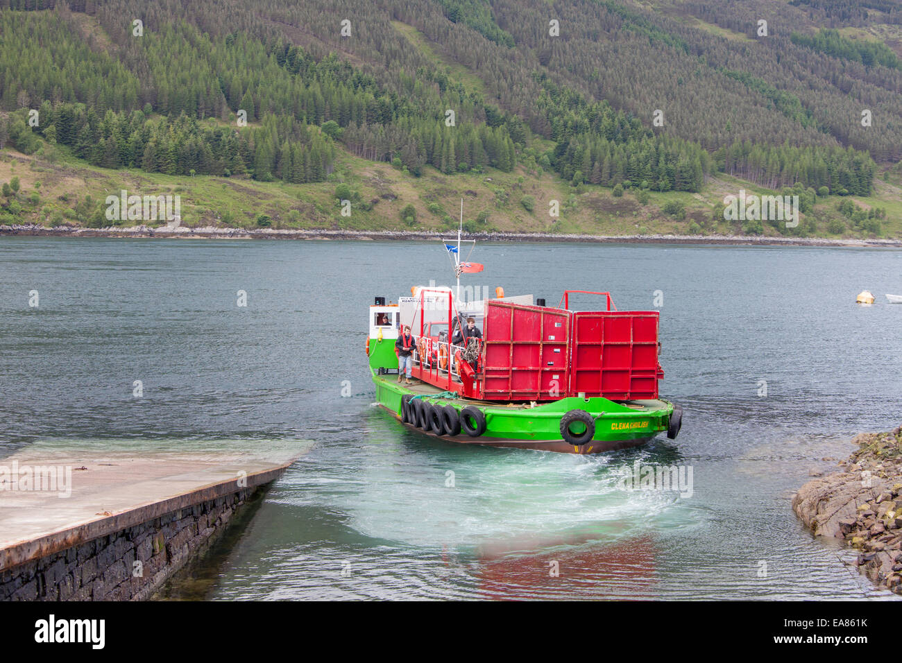 Glenachulish Manually Operated Turntable Ferry, Mallaig to Armadale ...