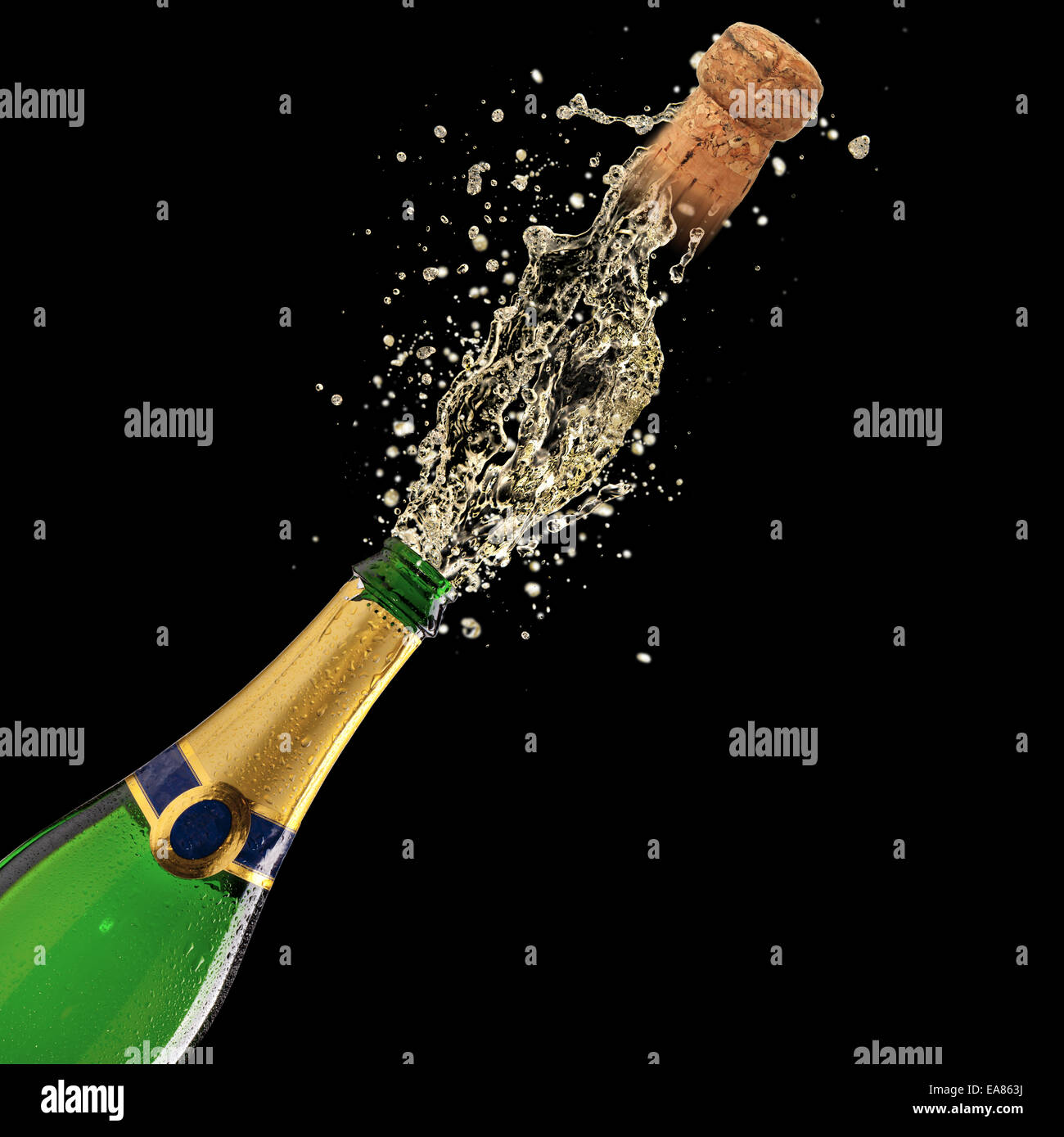 Champagne popping hi-res stock photography and images - Alamy