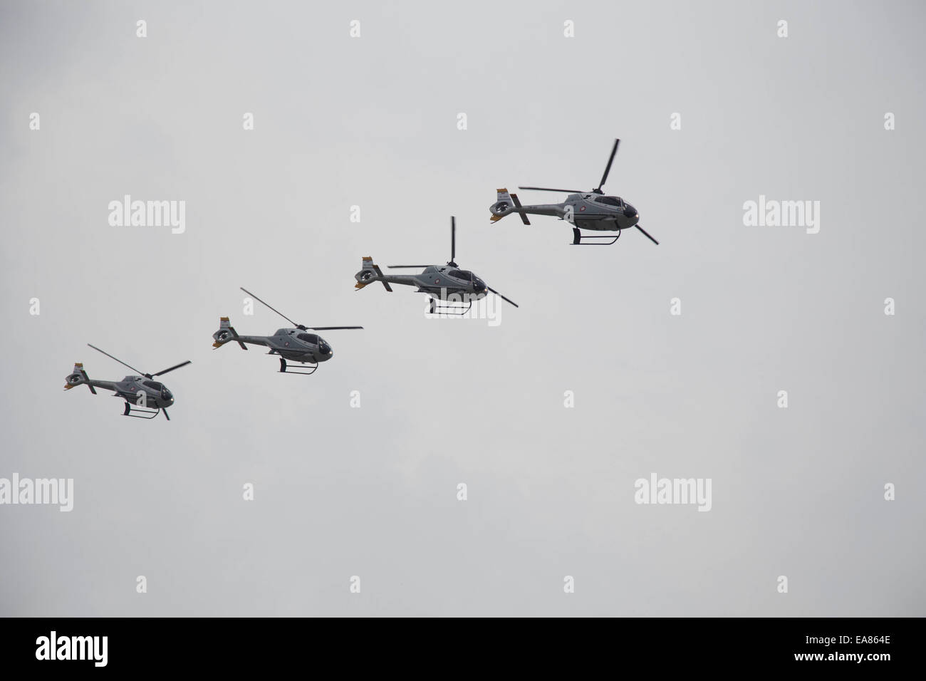 Pegasus helicopter performance at the event. Indonesia Defense Show ...