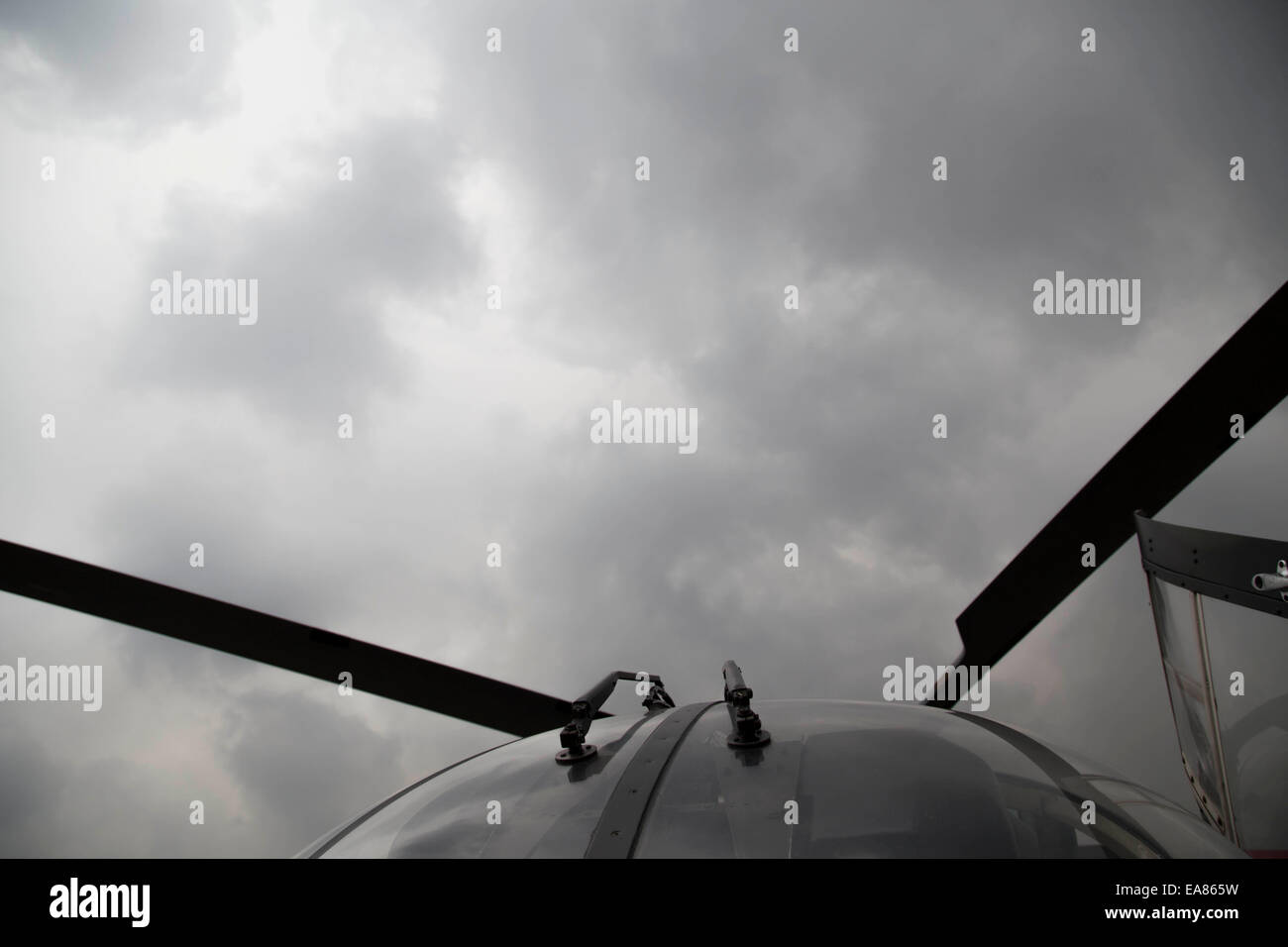 An Indonesian Rocket launch helicopter. Indonesia Defense Show 2014 is ...