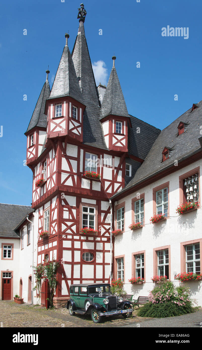 Germany Rudesheim Old Town Rhine Stock Photos & Germany Rudesheim Old ...